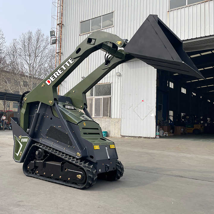 Derette V1000 Mini Skid Diesel Loader - Compact & Powerful