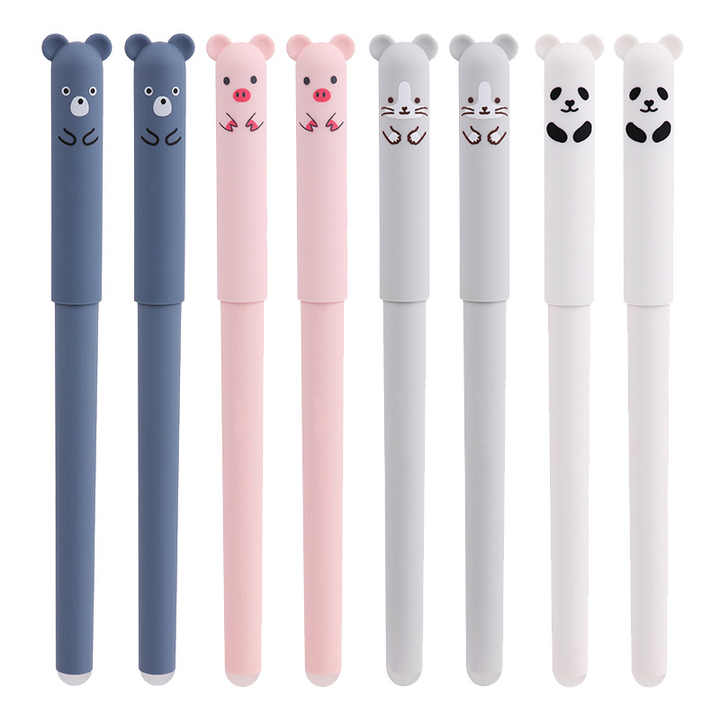 Cute Korean School Student Kids Creative Animal Erasable Gel Pens