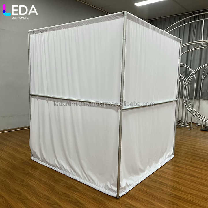 LEDA Heavy Duty Magazine Photo Booth Box Backdrop Stand Photography Use ...