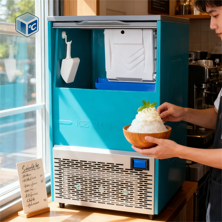 Large Capacity Commercial Granular ice Maker Machine Easy To Clean ...