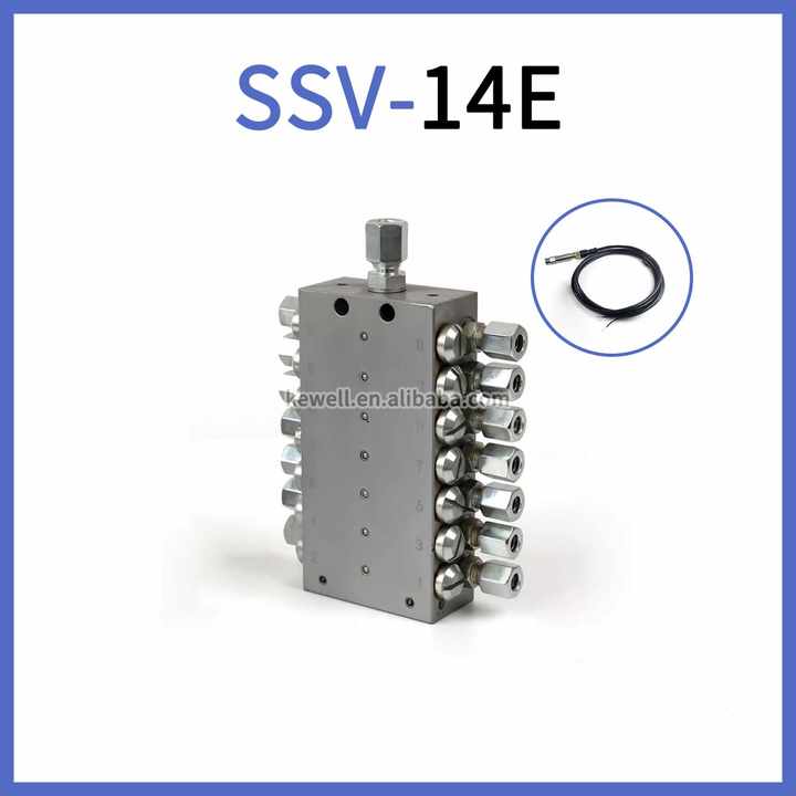 SSV14E Manifold Progressive Lubrication Lobe Metering Grease Dispenser ...