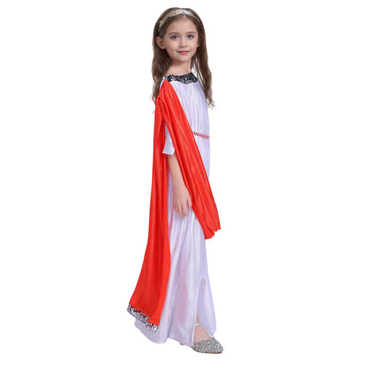 Ancient Roman Girls Toga Costumes for Halloween Fun