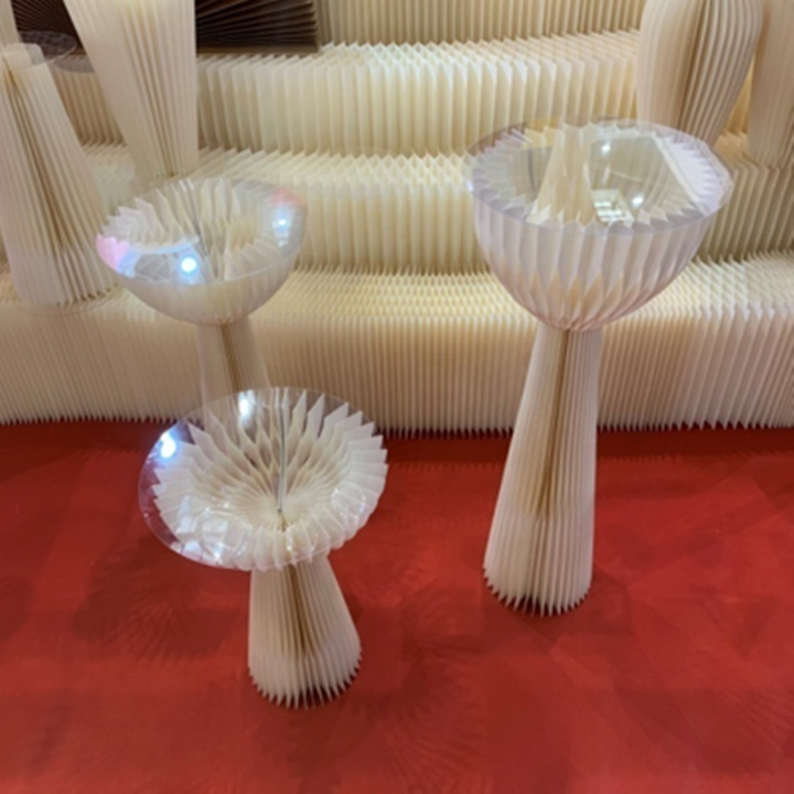 Bouquet Dessert Origami Column - Elegant Party Decor