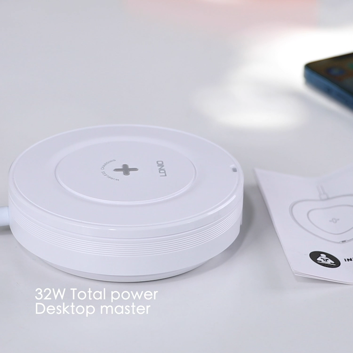 LDNIO AW003 32W Desk Wireless Charger – 3 in 1 Fast Charging Station ...