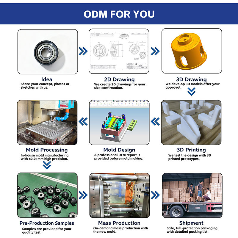 Custom Industrial Plastic Components Injection Molding Service ABS PA66 ...