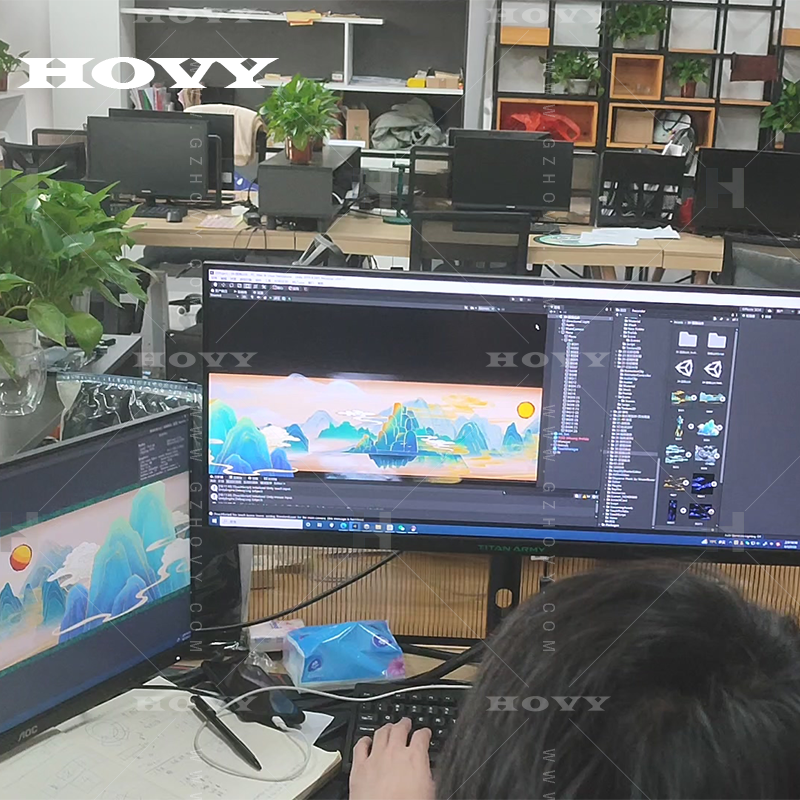 HOVY Projector Factory Customizable Interactive Projection Games LCD ...