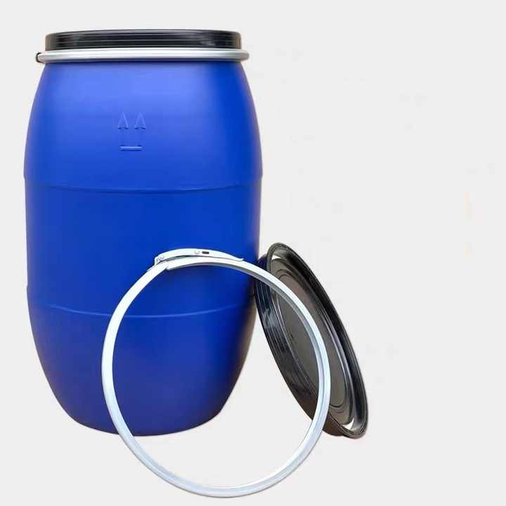 200L Plastic Drum Blue HDPE - Durable Chemical Sealed Barrel