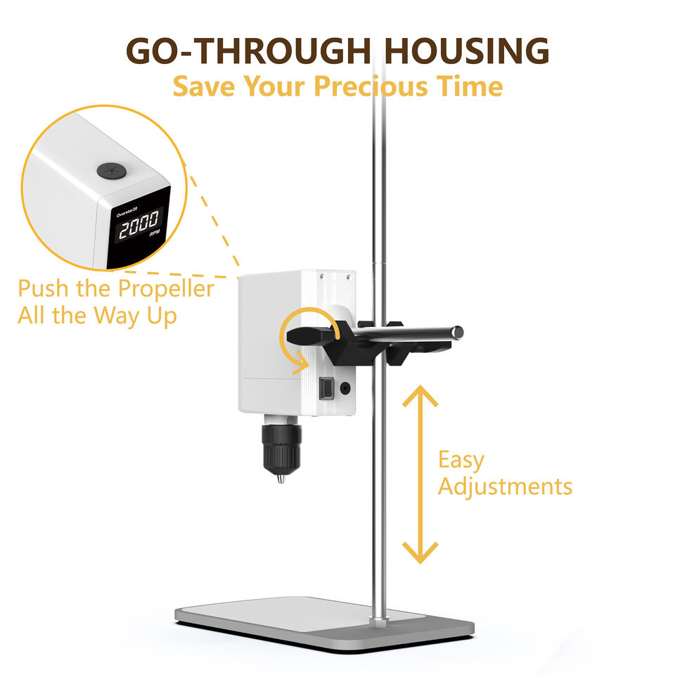 CE Certified 50L Overhead Stirrer with Powerful LED Customizable OEM ...