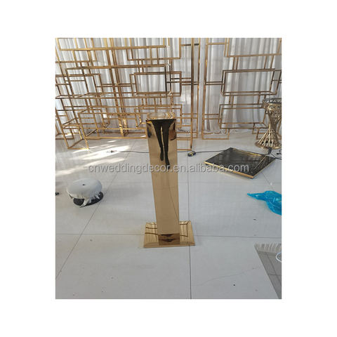 Beautiful Tempered Glass Round Wedding Stage Platform for Event ...