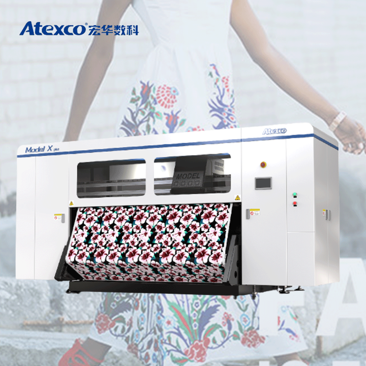 Large Format Digital Textile Printer Atexco Model X Plus Wide Color ...