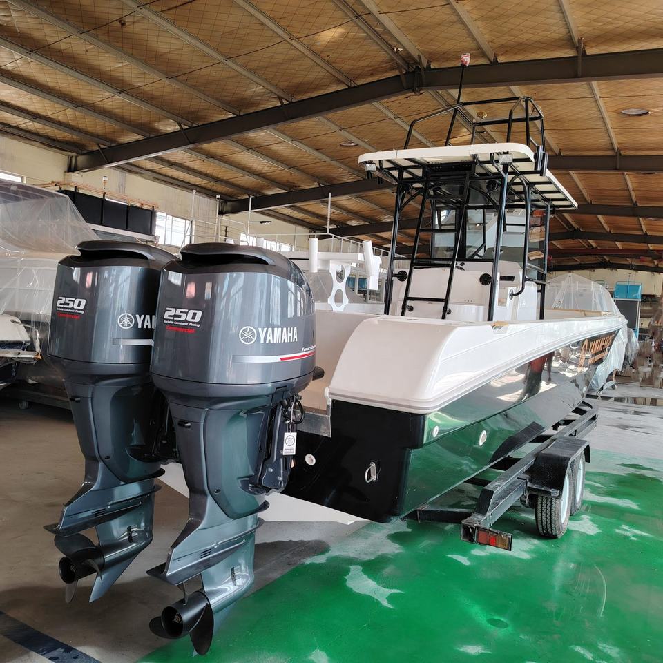 32ft Center Console Fiberglass Hull Speed Yacht Luxury Boat