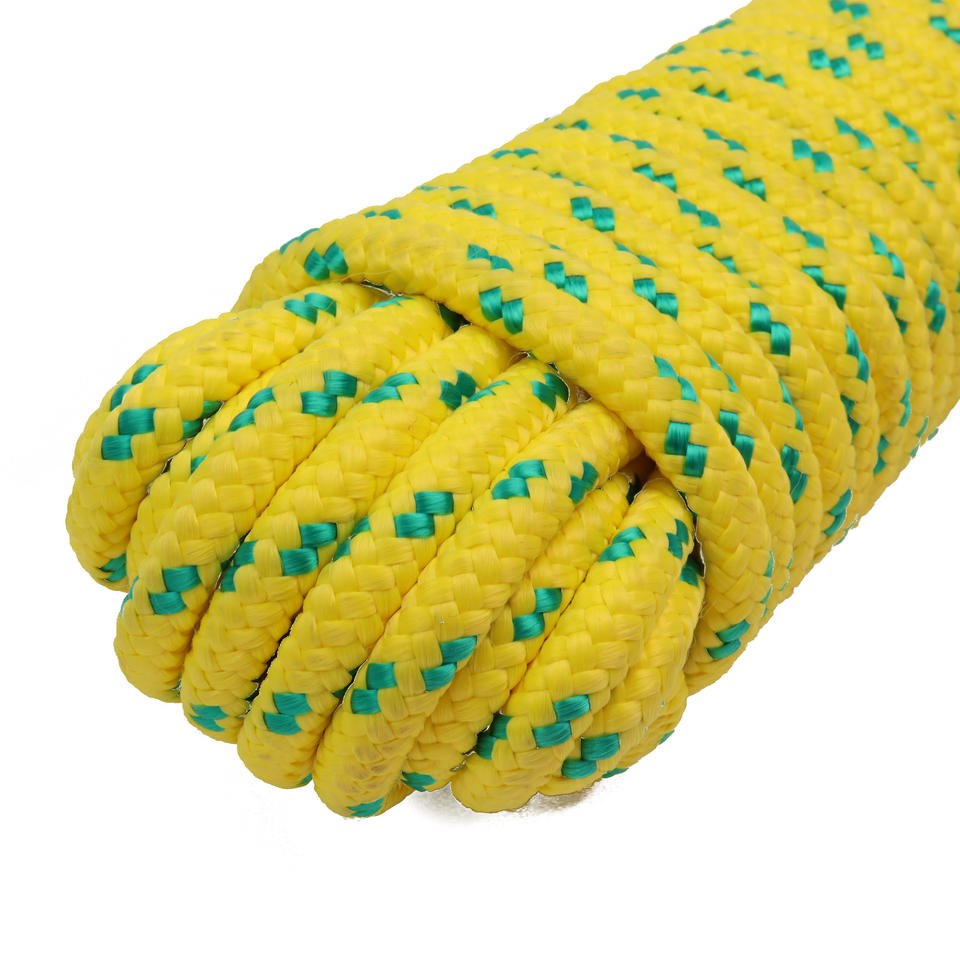 5mm Yellow with Green Color Polypropylene Rope Hank Packing pp ...