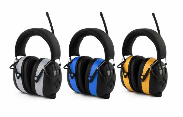 Working Earmuffs with 48H Battery Playtime FM/DAB Radio Hearing ...