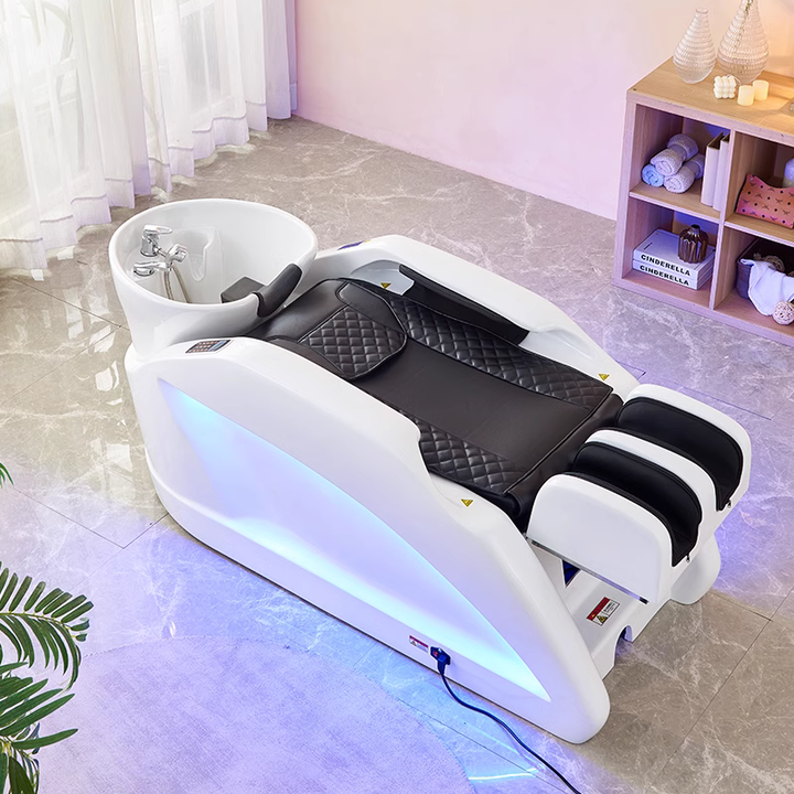Modern beauty salon barbershop multifunction washing bed luxury ...