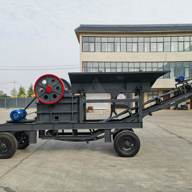 Heavy-Duty Mobile Jaw Crusher Mobile Screening Station Stone Crusher ...