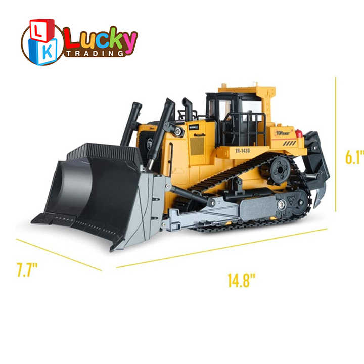 Huina 1554 1/16 Alloy Truck Remote Control Excavator Crawler ...