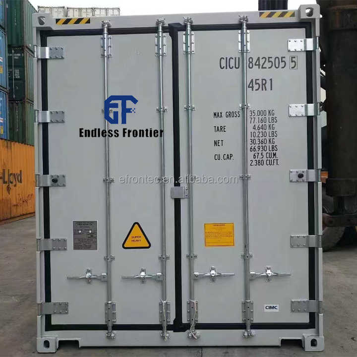40FT Reefer Container -40centi Degree Cold Room Storage for Intermodal ...