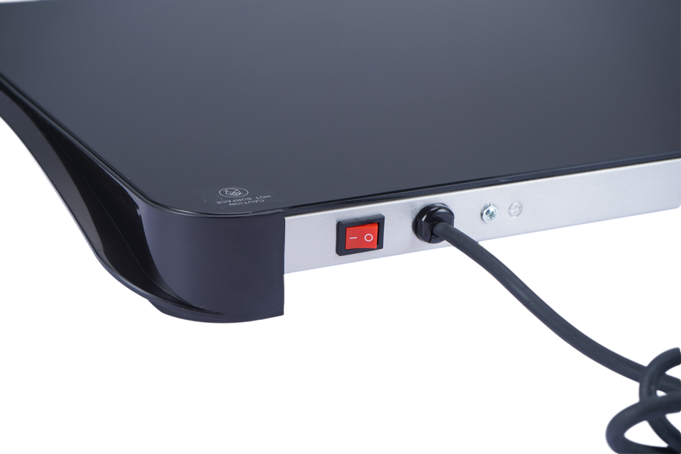 Square Commercial Warming Plate, All Dish Types Compatible, Tempered ...