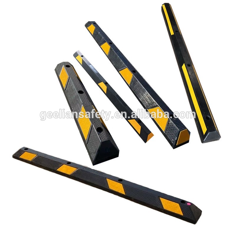 Durable Rubber Parking Stoppers for Efficient Traffic Control