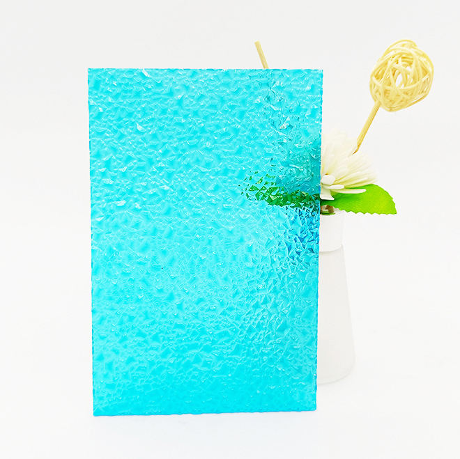 Starshine Embossed Solid PC Polycarbonate Sheet UV Resistant Roofing ...