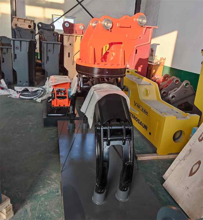 16 Ton Digger Log Grapple Hydraulic Wood Grabber for Excavator Scrap ...