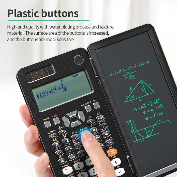 NEWYES Solar Flip Top Notepad - 16 Digits Scientific Calculator