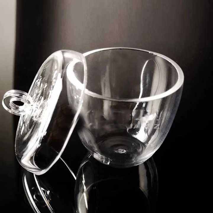 Quartz Glass Crucible with Cover - High Temperature Resistant