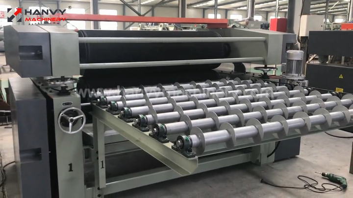 Hanvy Plywood Production Machine with Core Components Glue Spreader ...