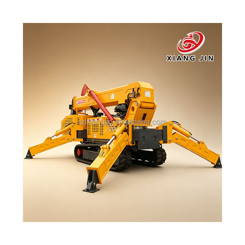 Dual Power Mini Spider Crane With Automatic Hydraulic Outriggers for ...