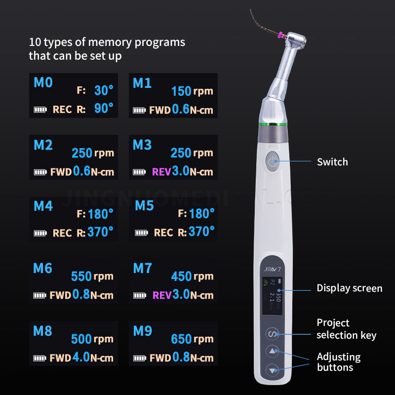 16:1 Dental Endodontic Electric Motor Reciprocating Endo Rotary Motor ...