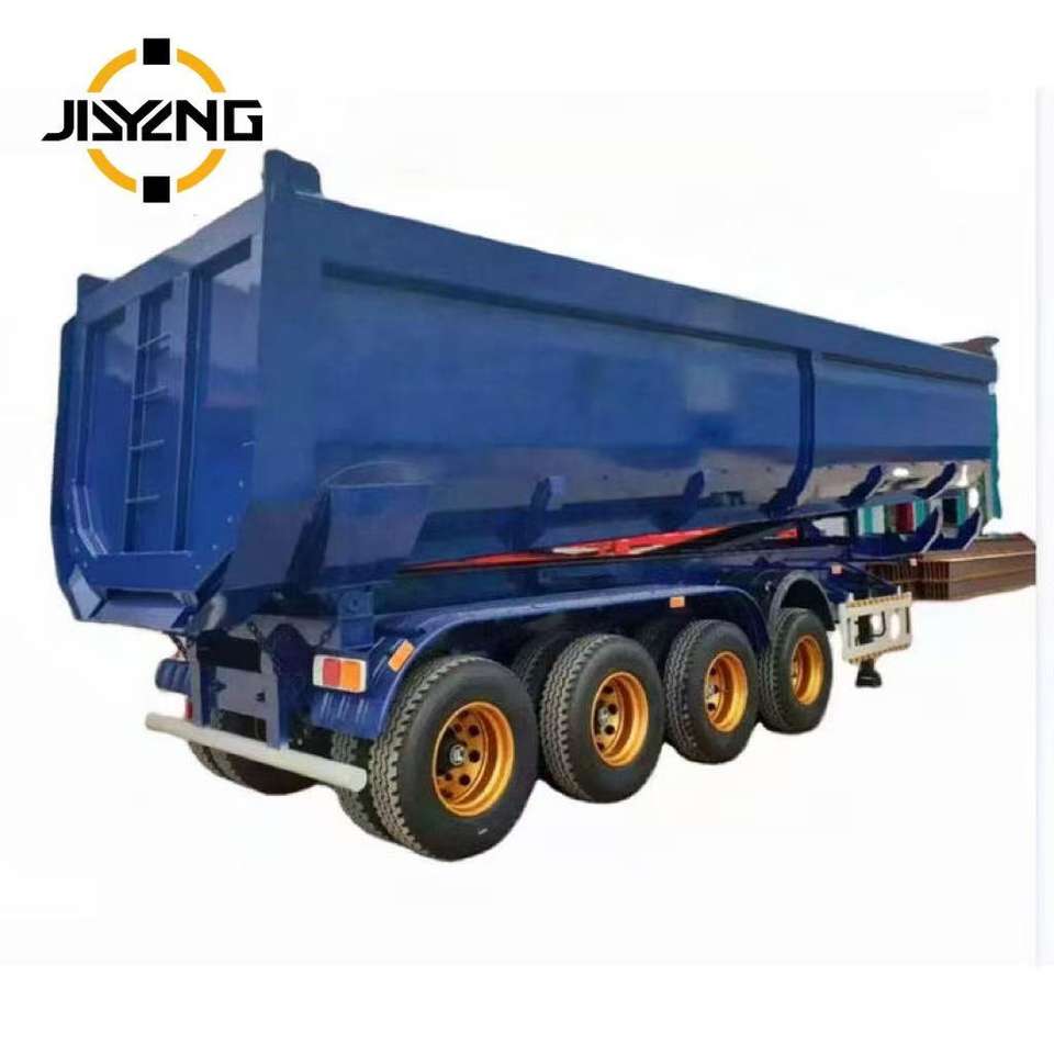 Heavy Duty Hydraulic Dump Semi Trailer with Reinforced Cargo Body for ...