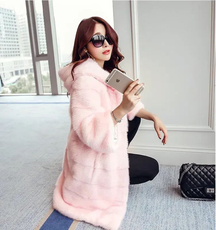 Factory Wholesale Customized Long Style Fake Mink Fleece Faux Mink Fur ...