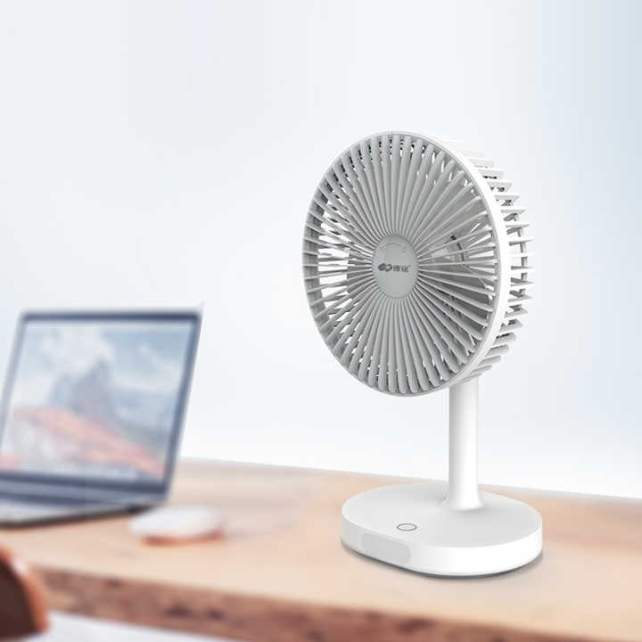 Kamisafe Rechargeable Table Fan with LED Night Light