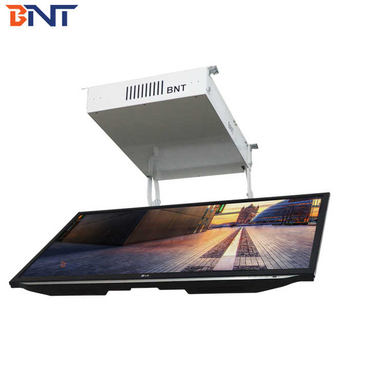 Motorized Ceiling TV Mount for 55-65 inch TVs & Foldable Design