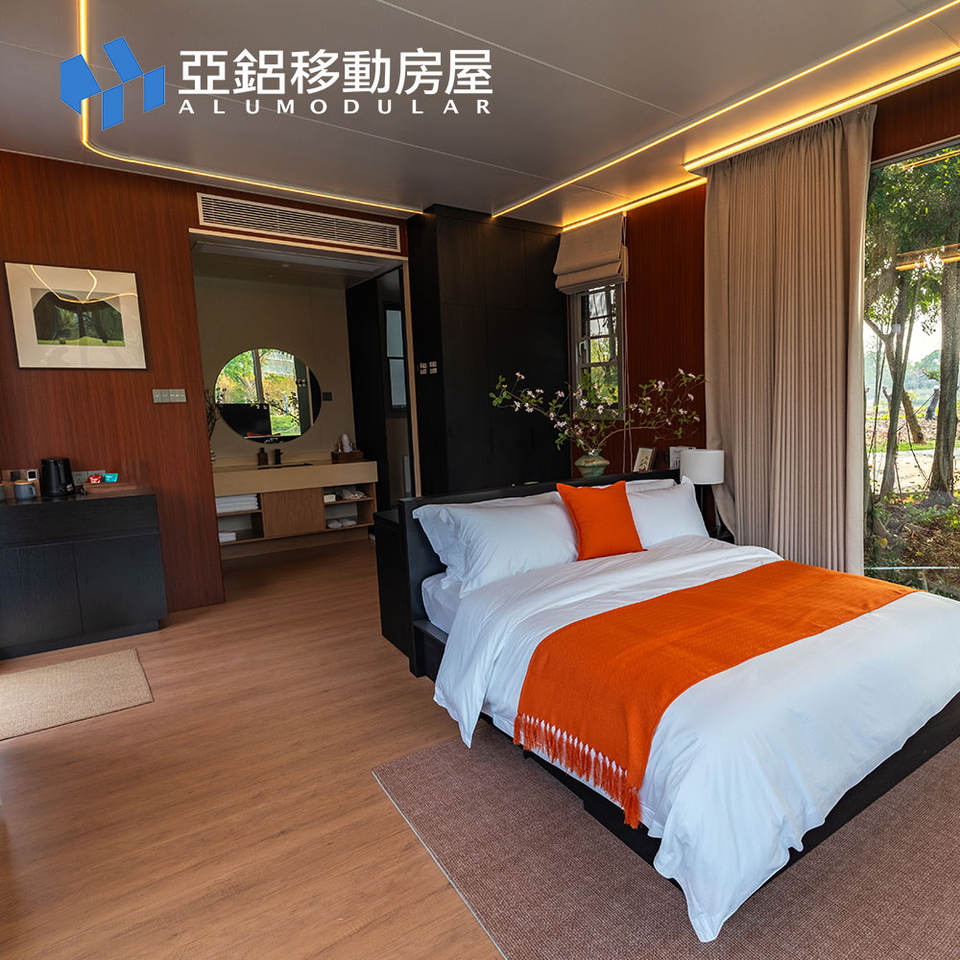 20ft Modern Prefab Modular Cabin Aluminum Cladding One-Stop Custom ...