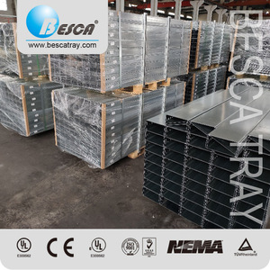 Cable Tray 300x100mm - Hot-Dip Galvanized Steel, 3M Length