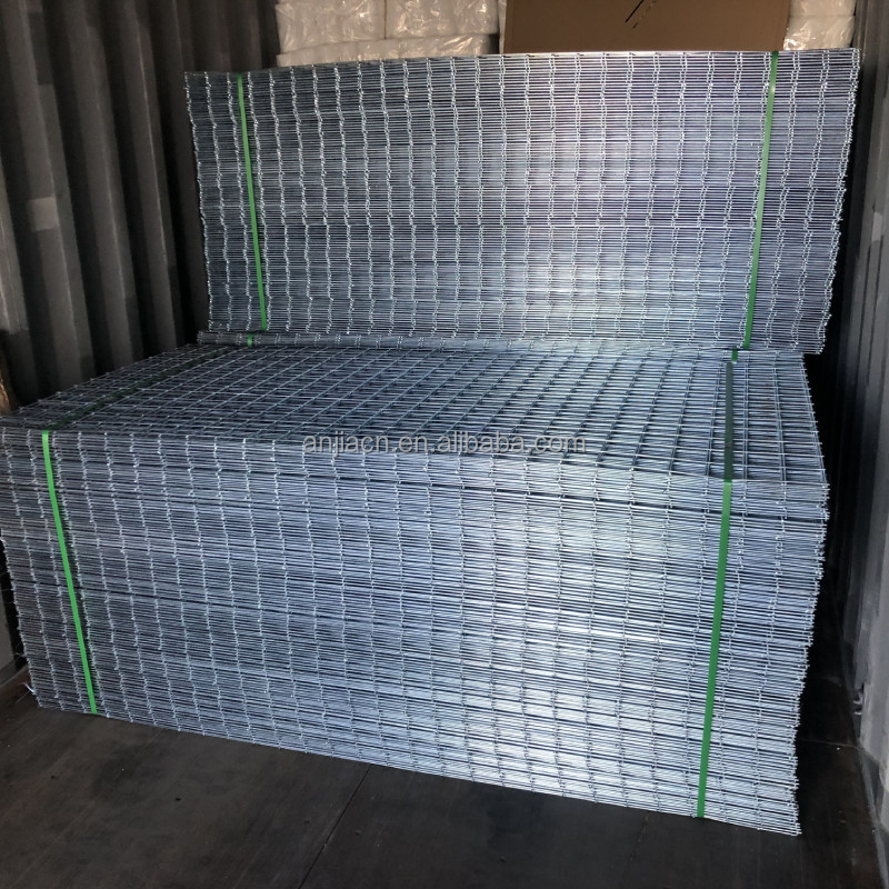 Galvanized Steel Welded Mesh Panel Concrete Reinforcement 50x50mm 2.4x1 ...
