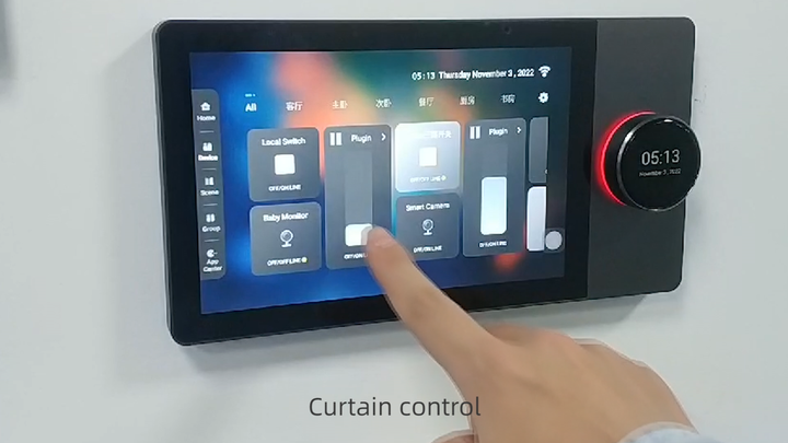 8-Inch Smart Home Hub - WiFi & BLE Central Control Panel with Touch ...