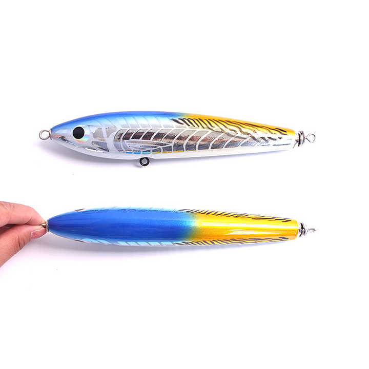 20cm Artificial Fishing Lure Saltwater Wooden Stick Bait Wood Fishing ...