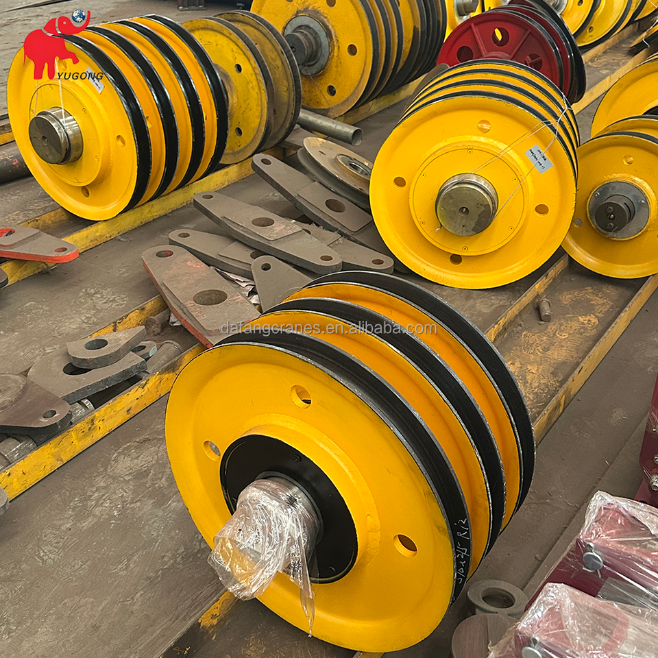 Construction Machinery Parts Wire Rope Sheaves 20 Ton Wire Rope Steel ...