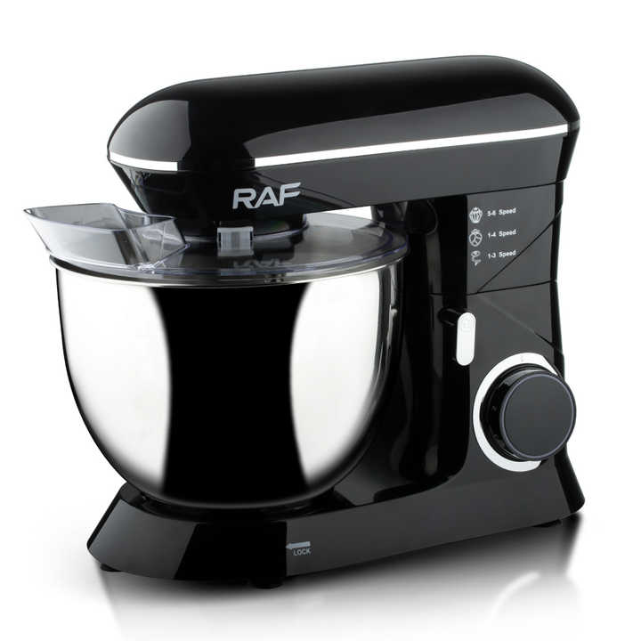 RAF 1400W Stand Mixer 3 In1 Kitchen Machine with 8L Stainless Steel Bowl 6 Speed Pulse Function ...