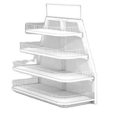 Seasonal Product Display Shelf Festival Themed Metal Promotion Shelf ...