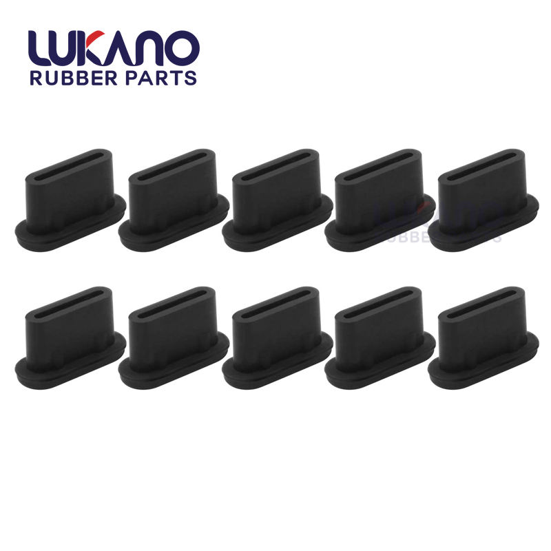 Lukano Anti Dust Custom Silicone Rubber USB Type C Plug Cover