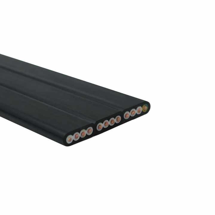 H07VVH6-F H05VVH6-F PVC Insulated YFFB Copper Mobile Flat Cable ...