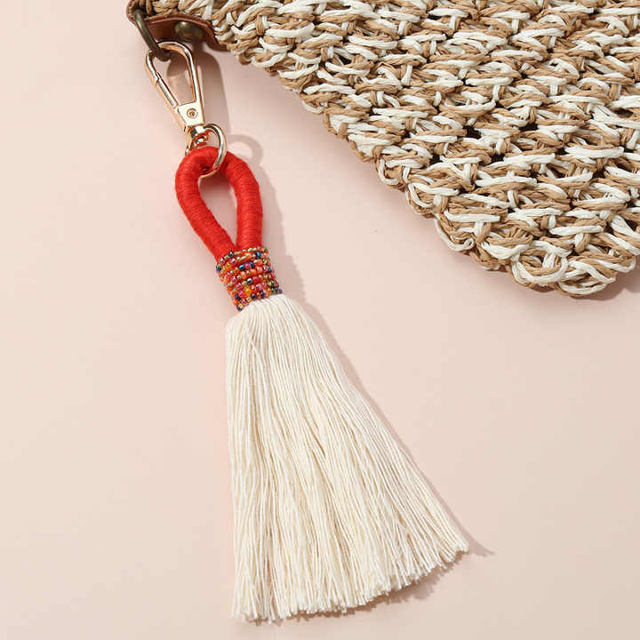 Newly designed Tassel Key Chain Pendant Gifts Keychain Key Ring ...