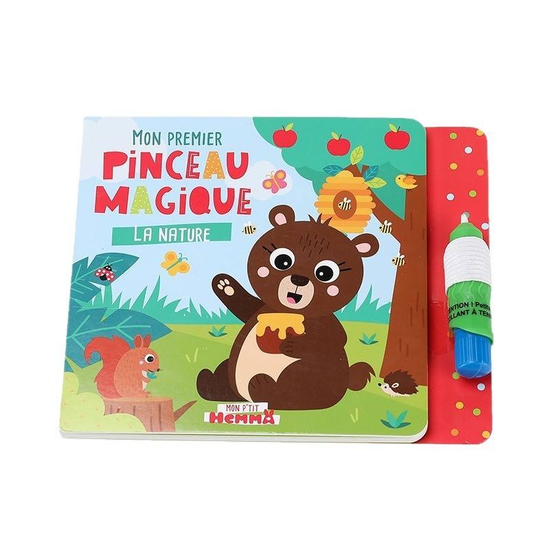 Spiral Water Drawing Book Reusable Aqua Doodle Kids Magic Painting ...