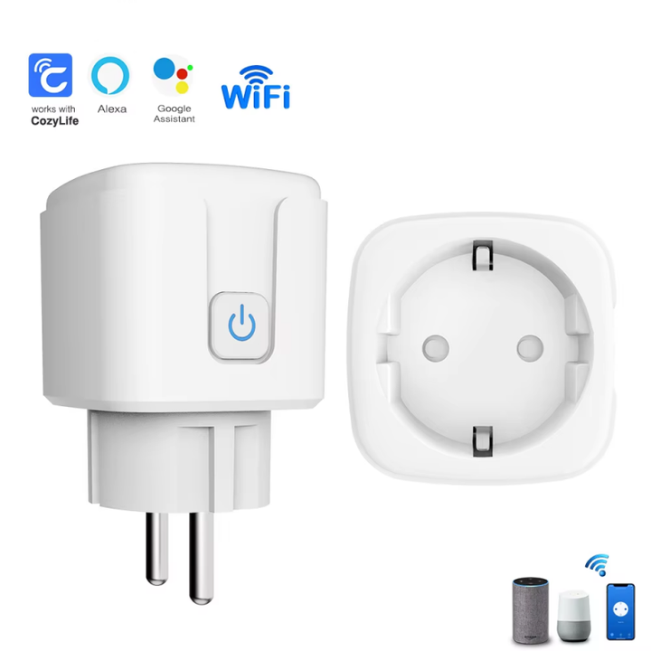 Customized logo Brand Tuya WiFi Smart Plug EU Smart Socket Life ...