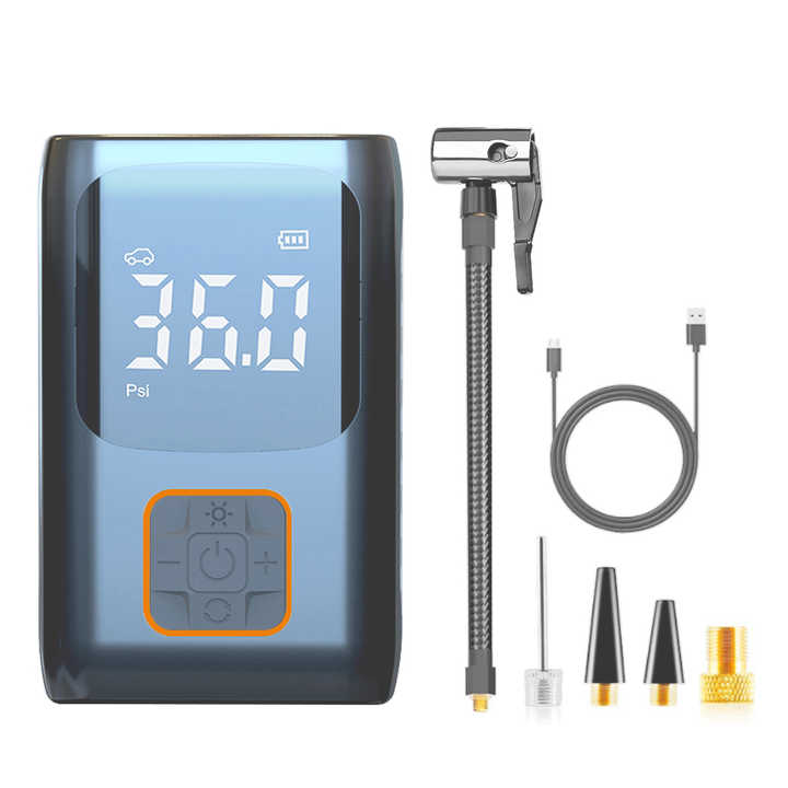 2024 Portable Air Compressor 150 Psi 6000mah Rechargeable Car Tire ...