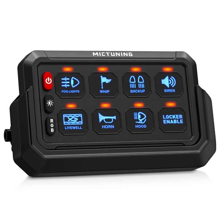 Wireless Switch Panel Car Marine 12V - MICTUNING