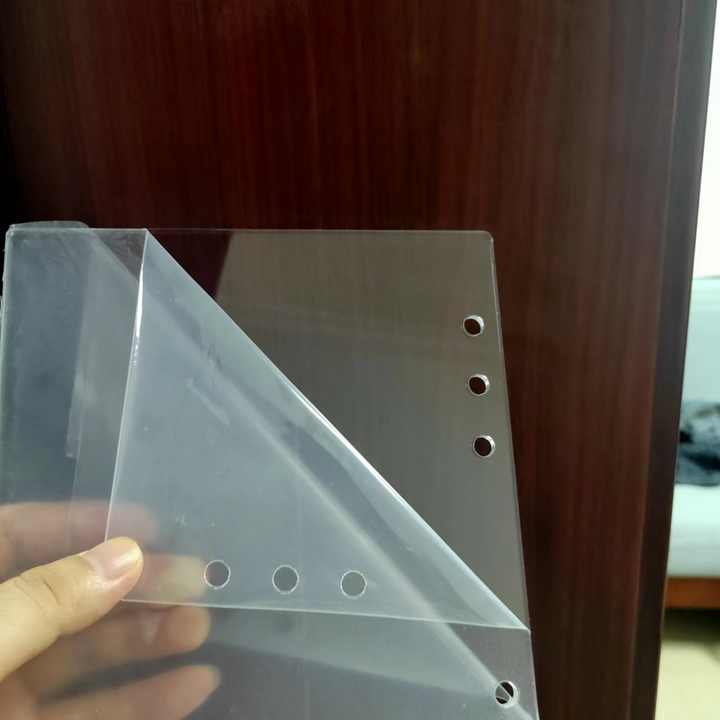 Clear Acrylic Board A5 Size Blank Sheets Sized and Punched for 6-Ring ...